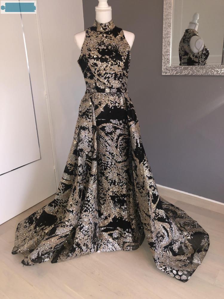 Caftan Robe noir - Vêtement femme - Ile-de-France - Seine-Saint-Denis ...